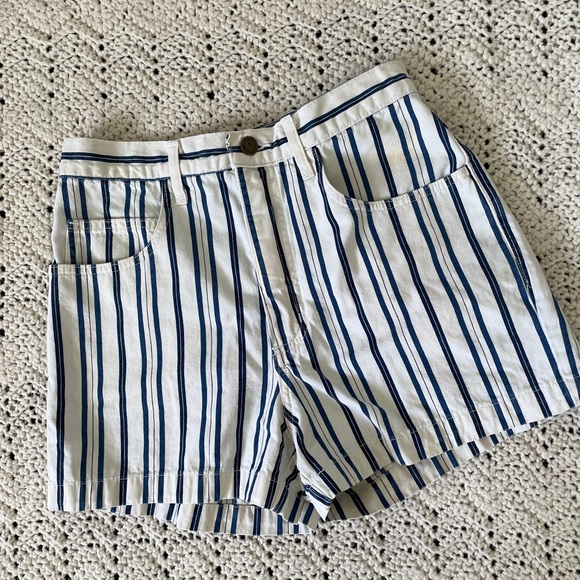 Guess | Shorts | Guess Striped High Waisted Denim Shorts Vintage ...